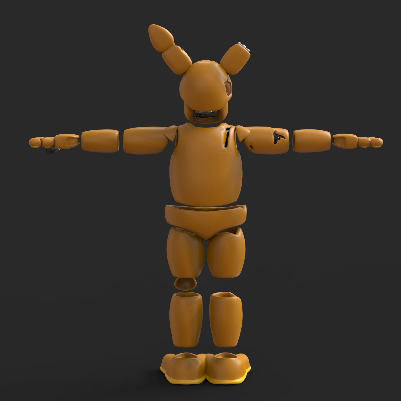 Spring Bonnie Withered Movie Version Furry Custom Full Body Wearable ...