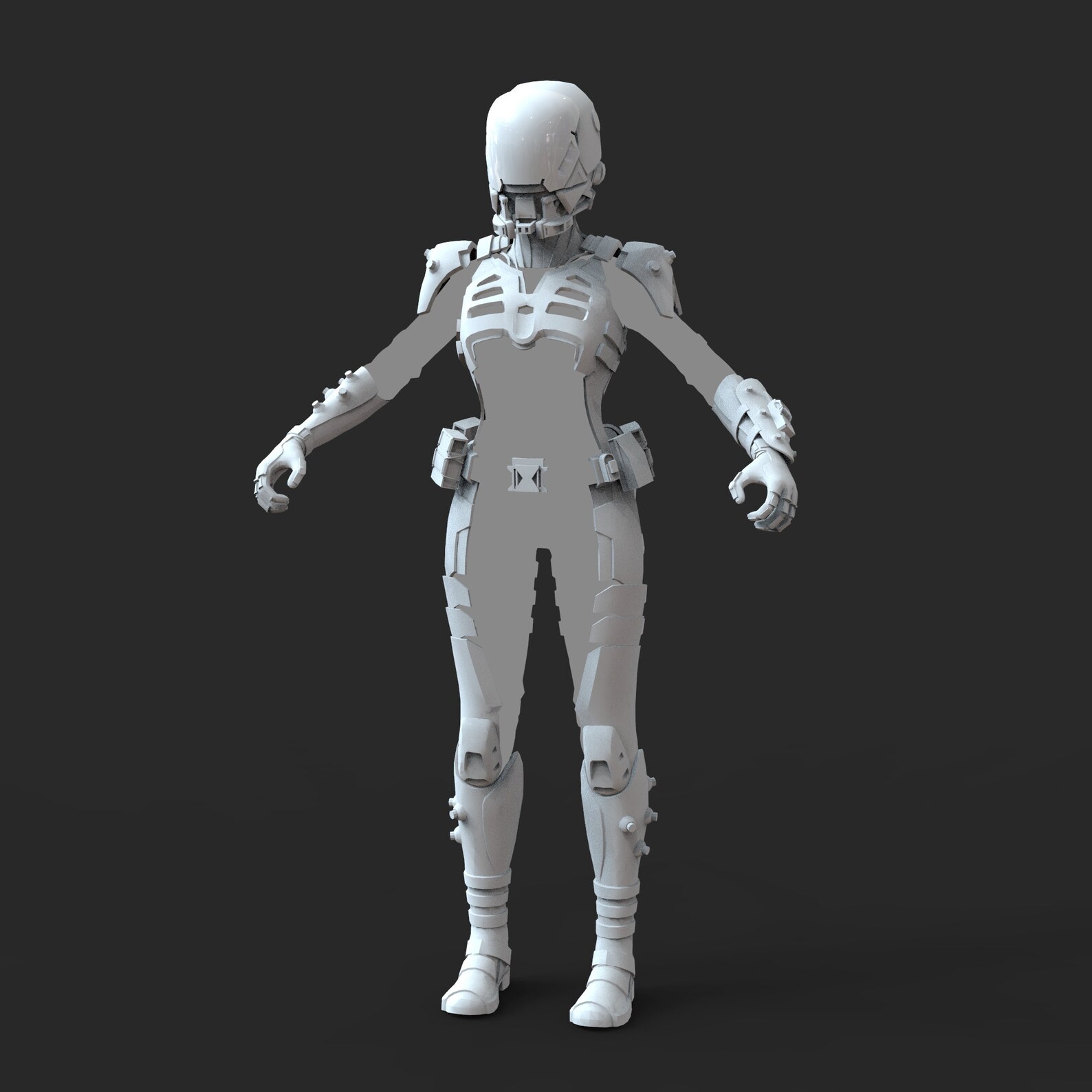 Voidwalker Wraith Custom Full Body Wearable Armor With Helmet 3D Model ...