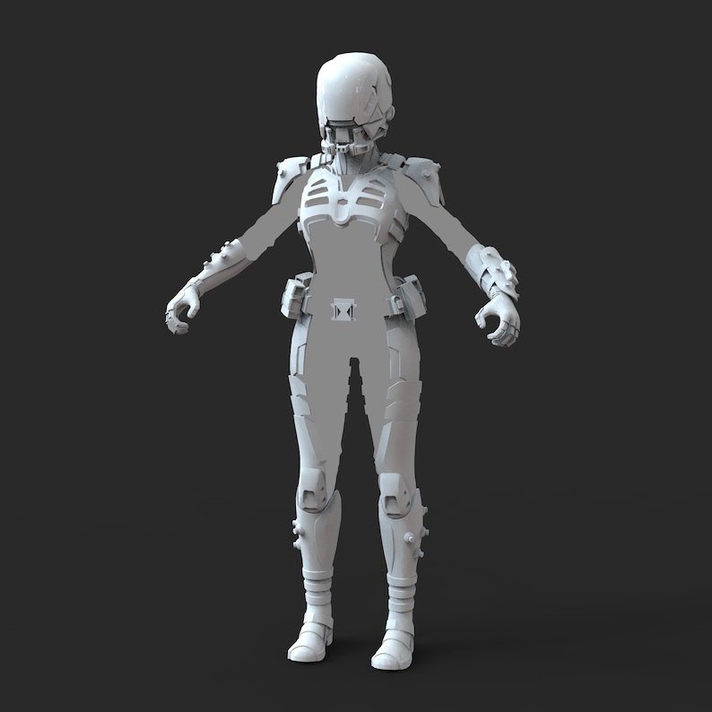 Voidwalker Wraith Custom Full Body Wearable Armor With Helmet 3D Model ...