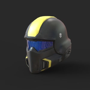 Helldiver B-01 Tactical Custom Full Wearable Helmet 3D Model STL - Etsy