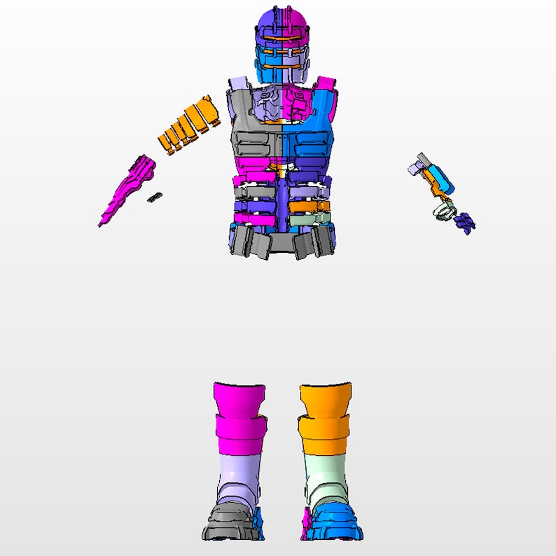 Isaac Clarke Dead Spce Custom Full Wearable Armor With Helmet and Laser ...