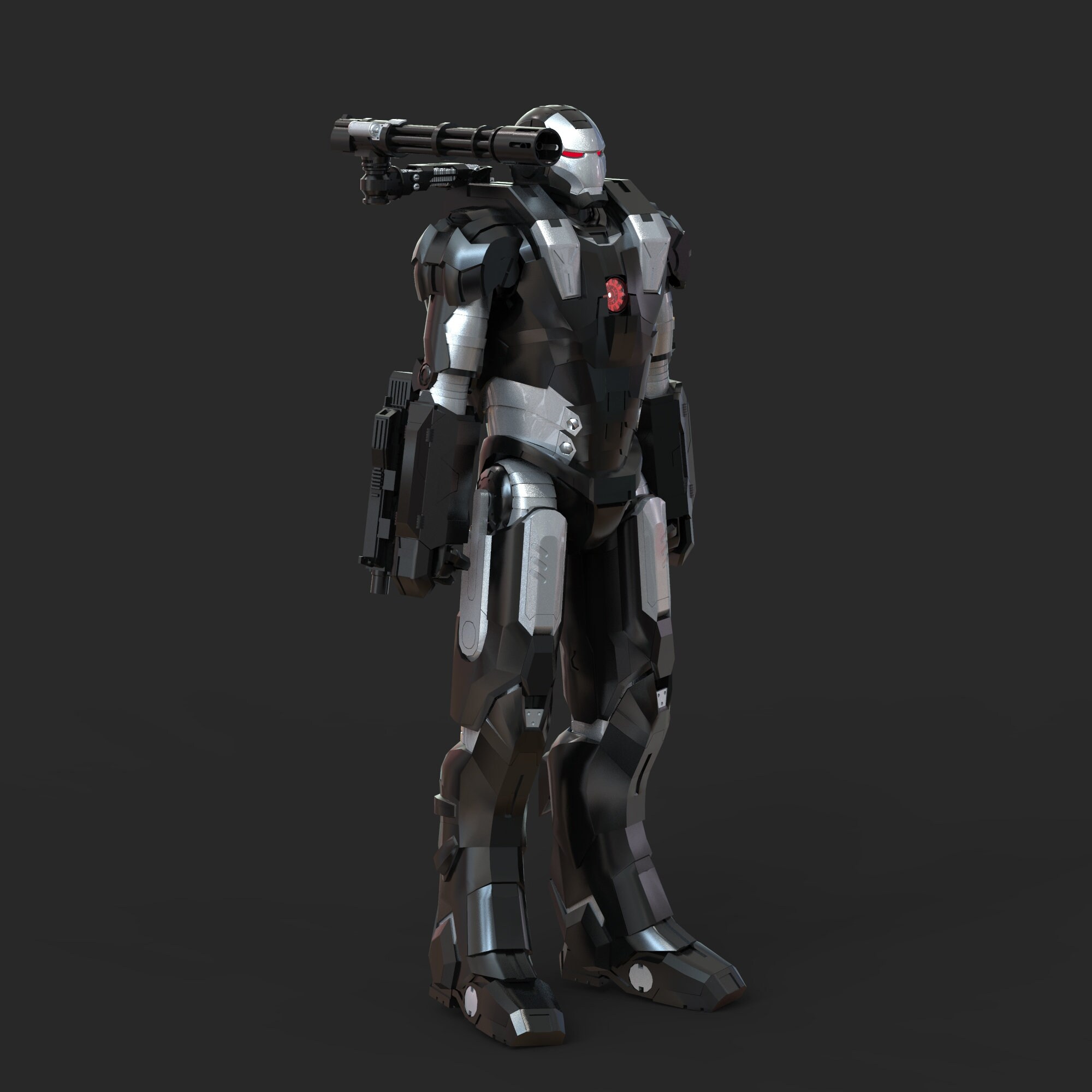 Irman War Machine Mark 1 Custom Full Body Wearable Armor With Helmet 3D ...