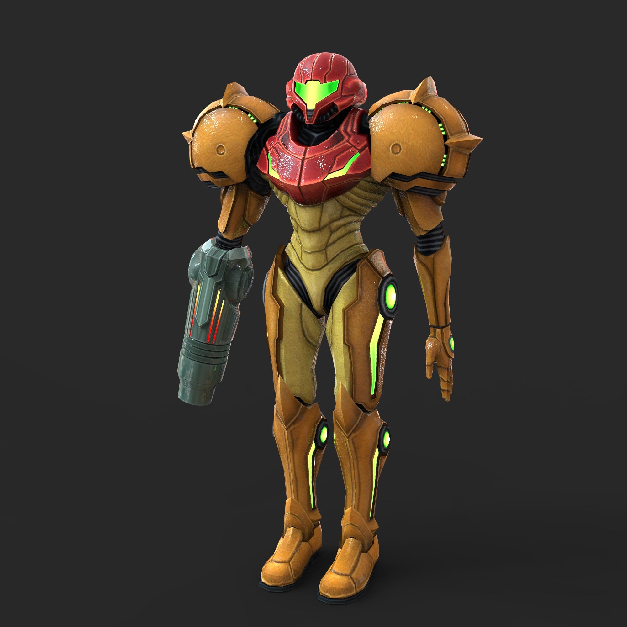 Samus Prime Custom Full Body Wearable Armor With Helmet 3D Model STL - Etsy