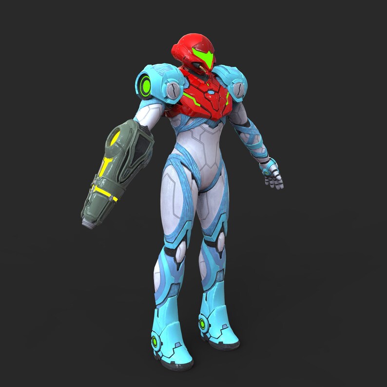 Samus Dread Custom Full Body Wearable Armor With Helmet 3D - Etsy