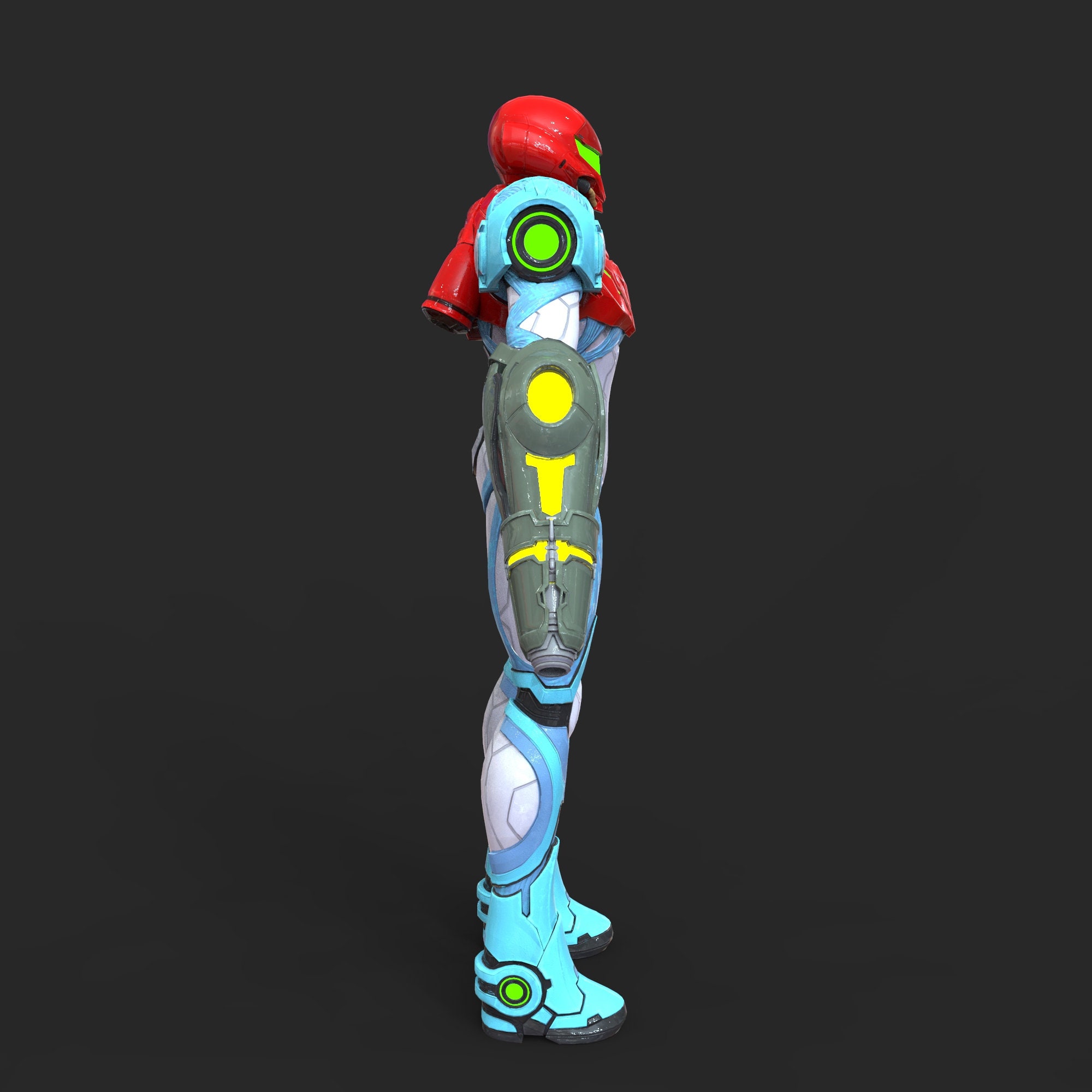 Samus Dread Custom Full Body Wearable Armor With Helmet 3D - Etsy