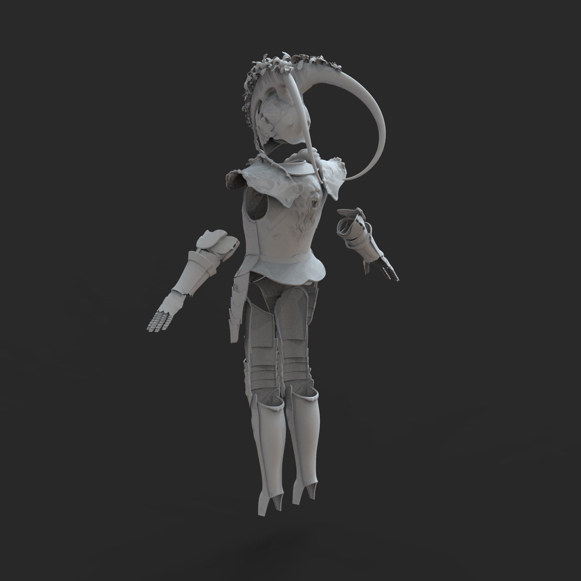 Hoslow Custom Full Body Wearable Armor With Helmet 3D Model - Etsy