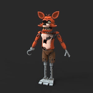 Foxy 1 Furry Custom Full Body Wearable Parts With Helmet 3D Model STL ...