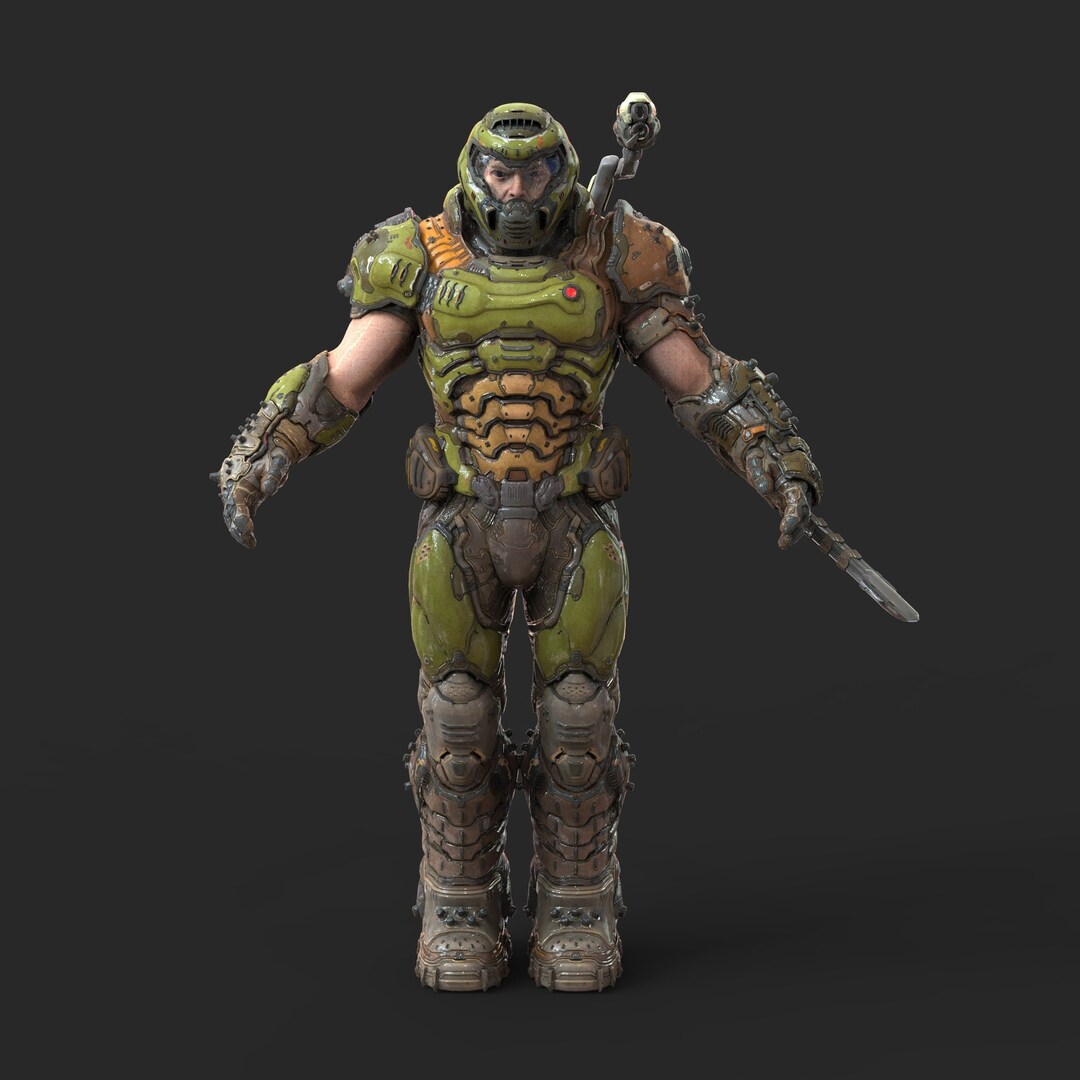 Doomslayer Eternal Custom Full Body Wearable Armor With Helmet 3D Model STL - Etsy
