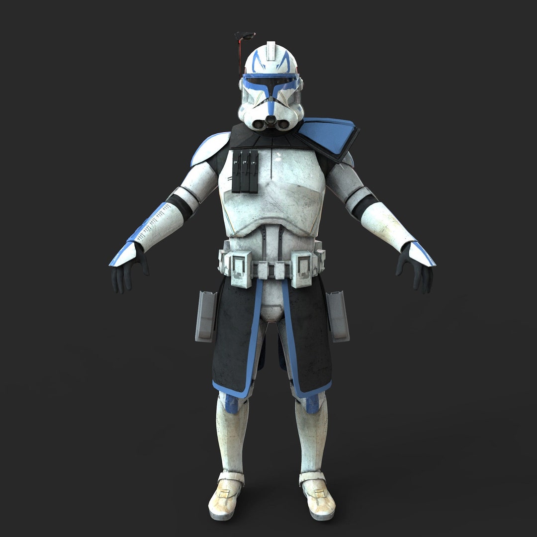 Captain Rex Phase 2 Custom Full Body Wearable Armor With Helmet 3D ...