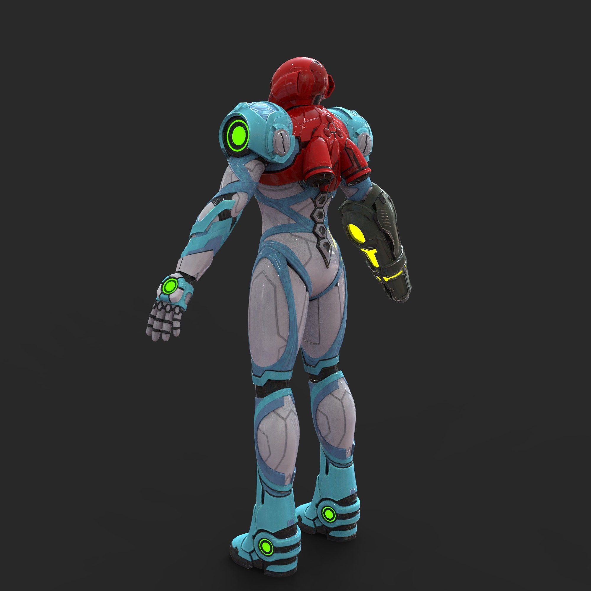 Samus Dread Custom Full Body Wearable Armor With Helmet 3D - Etsy