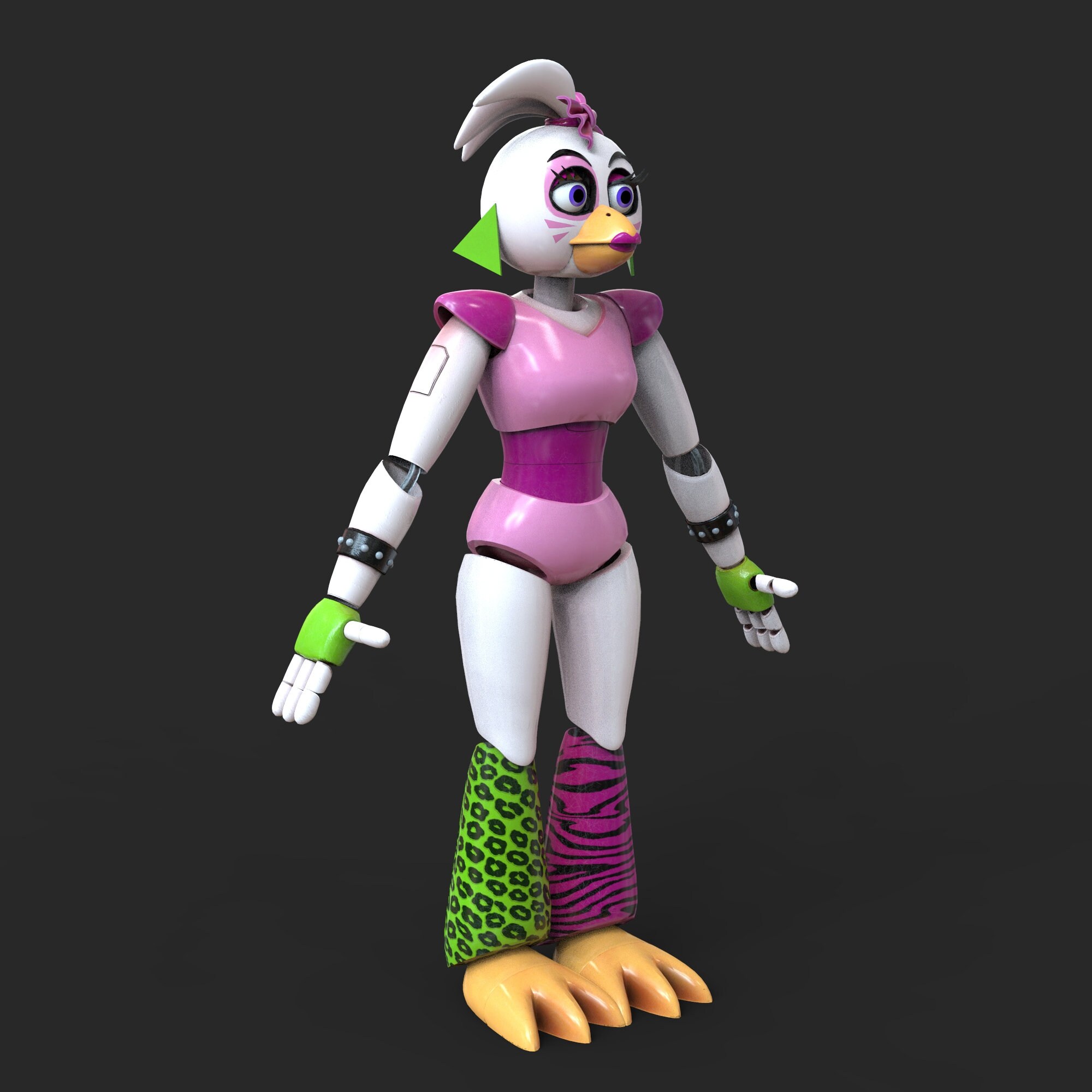 Chica Security Break Furry Custom Full Body Wearable Parts With Helmet ...