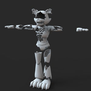 Shattered Roxy Security Break Furry Custom Full Body Wearable Parts ...