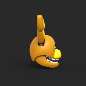 Spring Bonnie Movie Version Furry Custom Full Head 3D Model STL - Etsy