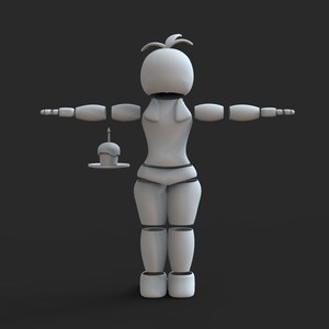 Toy Chica Custom Full Body Wearable Parts With Helmet 3D Model STL - Etsy