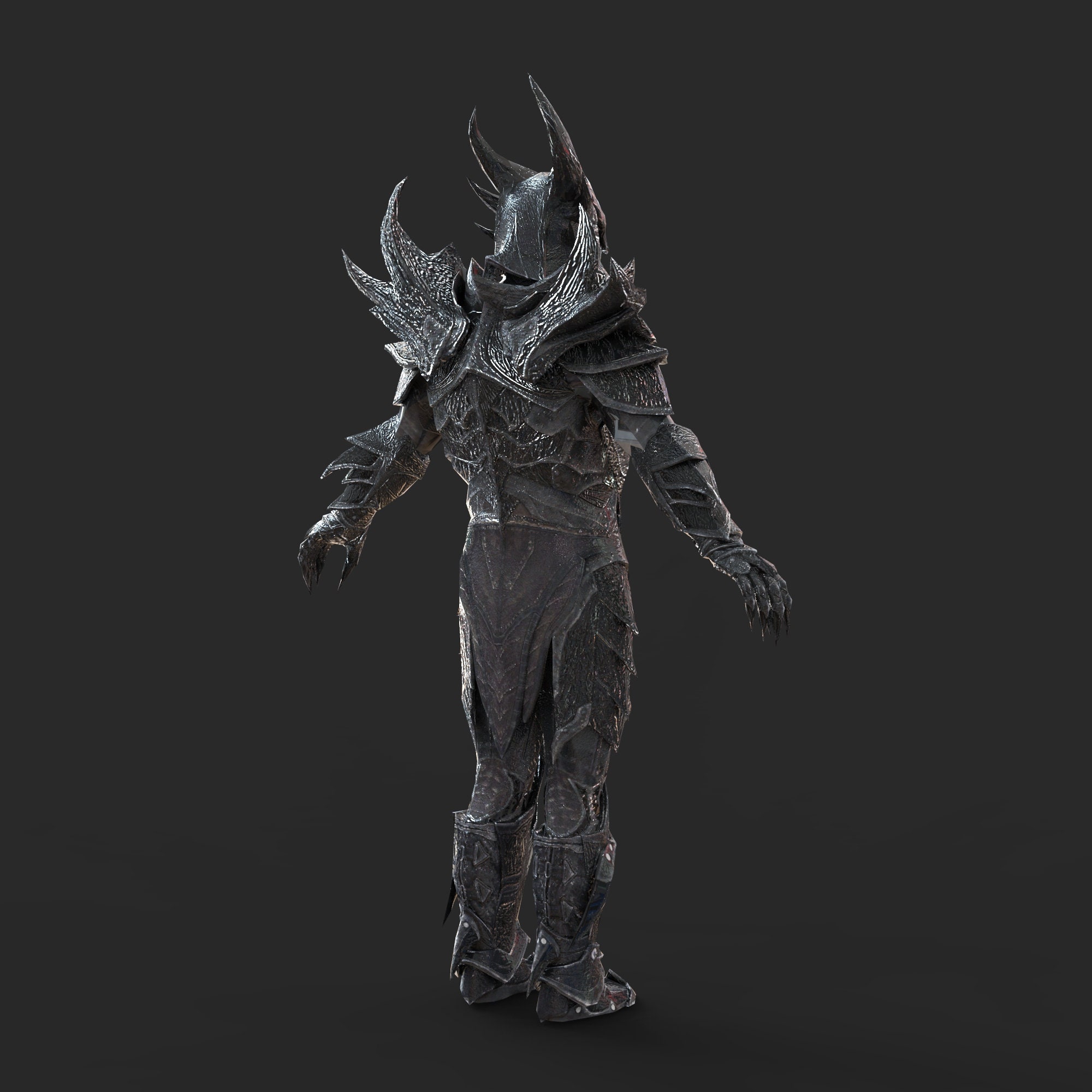 Daedric Skyrm Custom Full Body Wearable Armor With Helmet 3D - Etsy ...