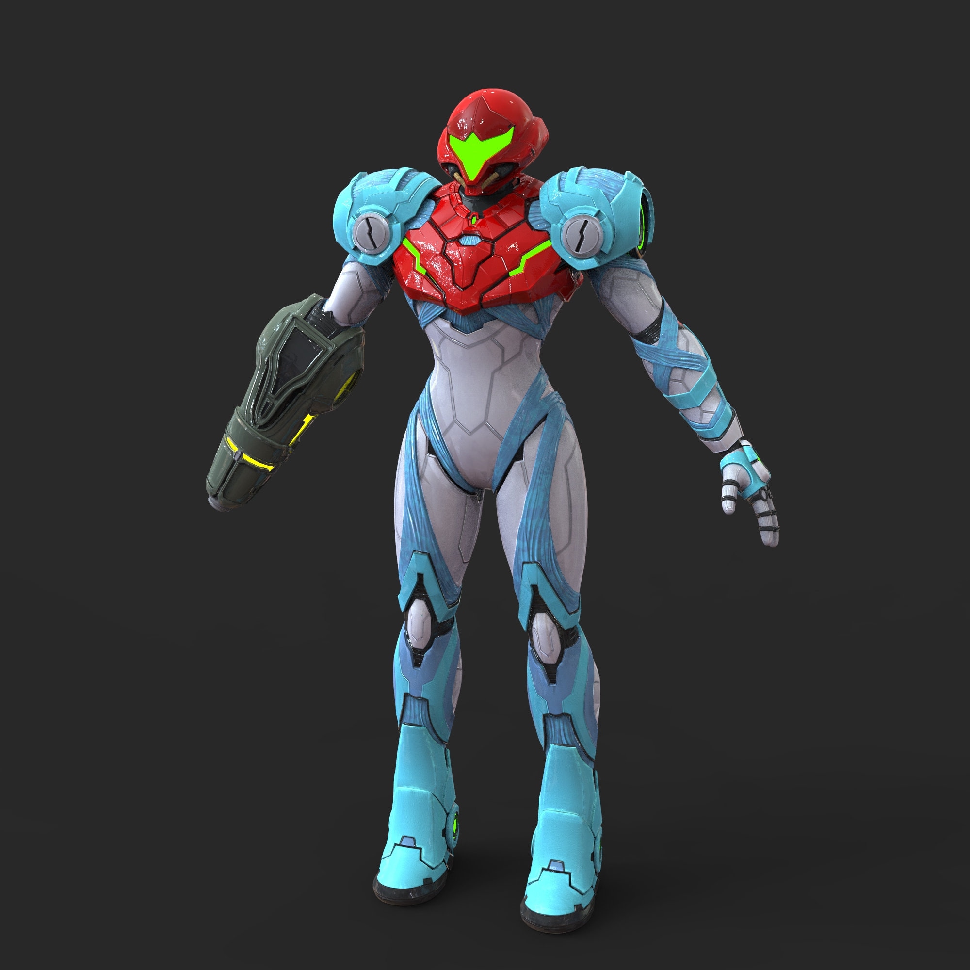 Samus Dread Custom Full Body Wearable Armor With Helmet 3D Model STL - Etsy