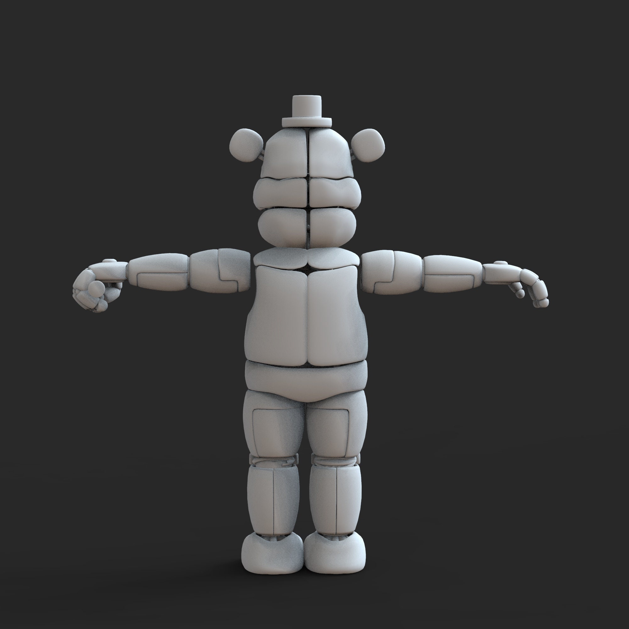 Funtime Freddy SL Furry Custom Full Body Wearable Parts With Helmet 3D ...