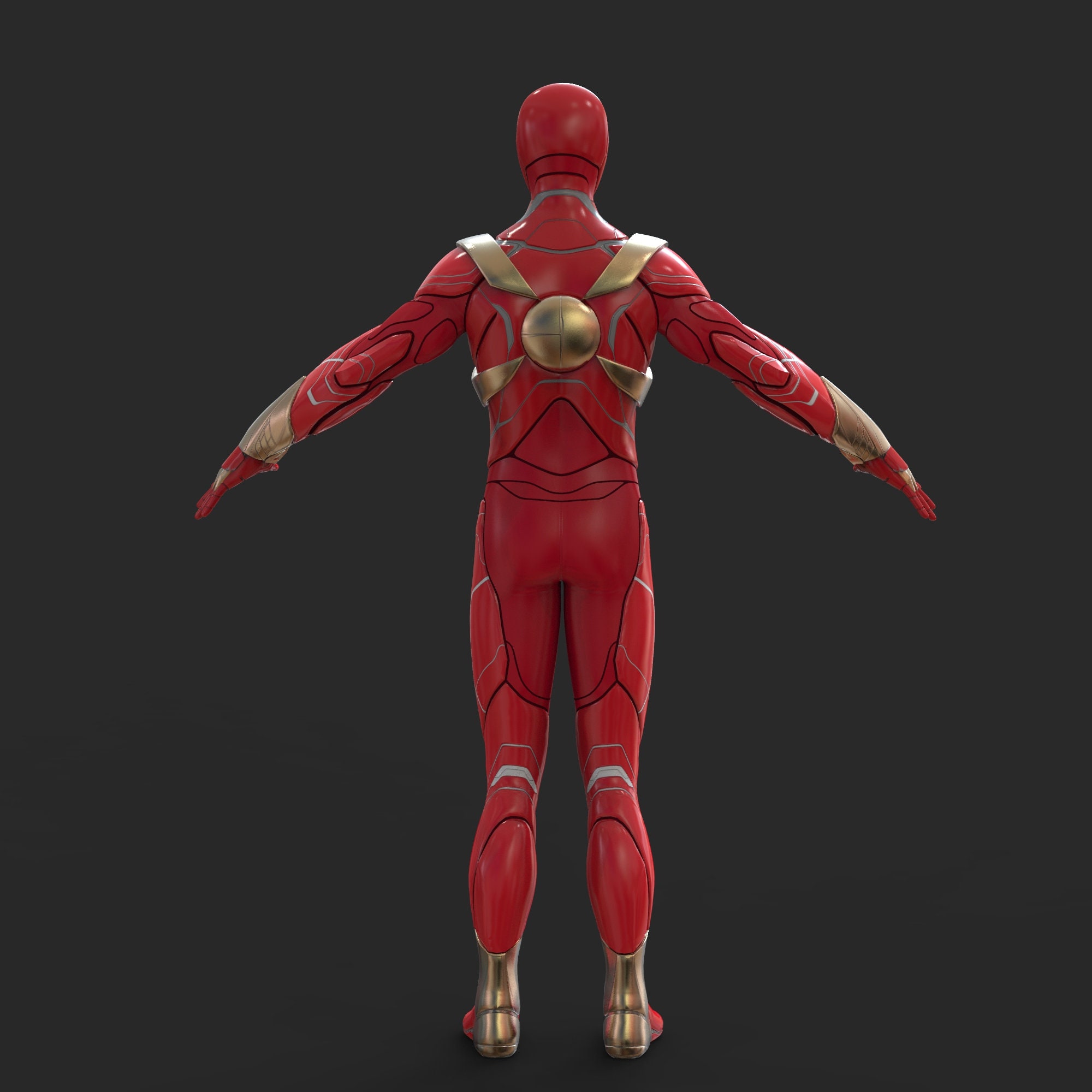 Ironspider Game Custom Full Body Wearable Armor With Helmet 3D Model ...