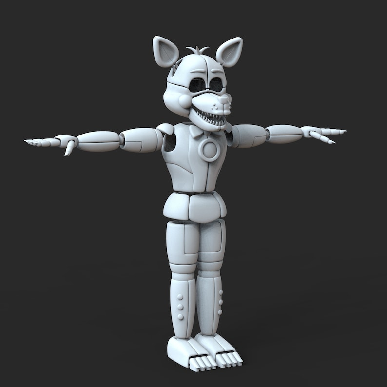 Funtime Foxy SL Furry Custom Full Body Wearable Parts con casco 3D ...