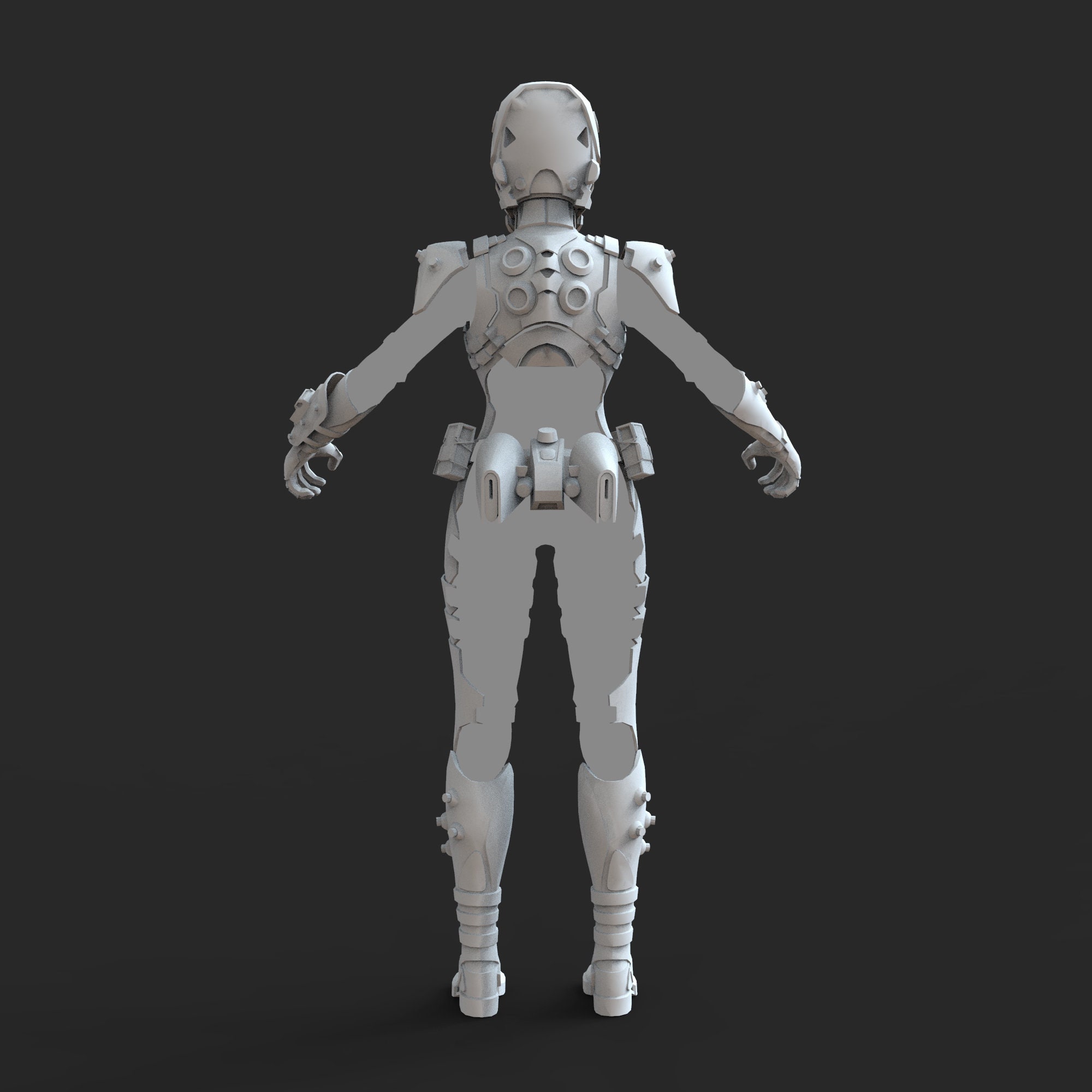 Voidwalker Wraith Custom Full Body Wearable Armor With Helmet 3D Model STL - Etsy