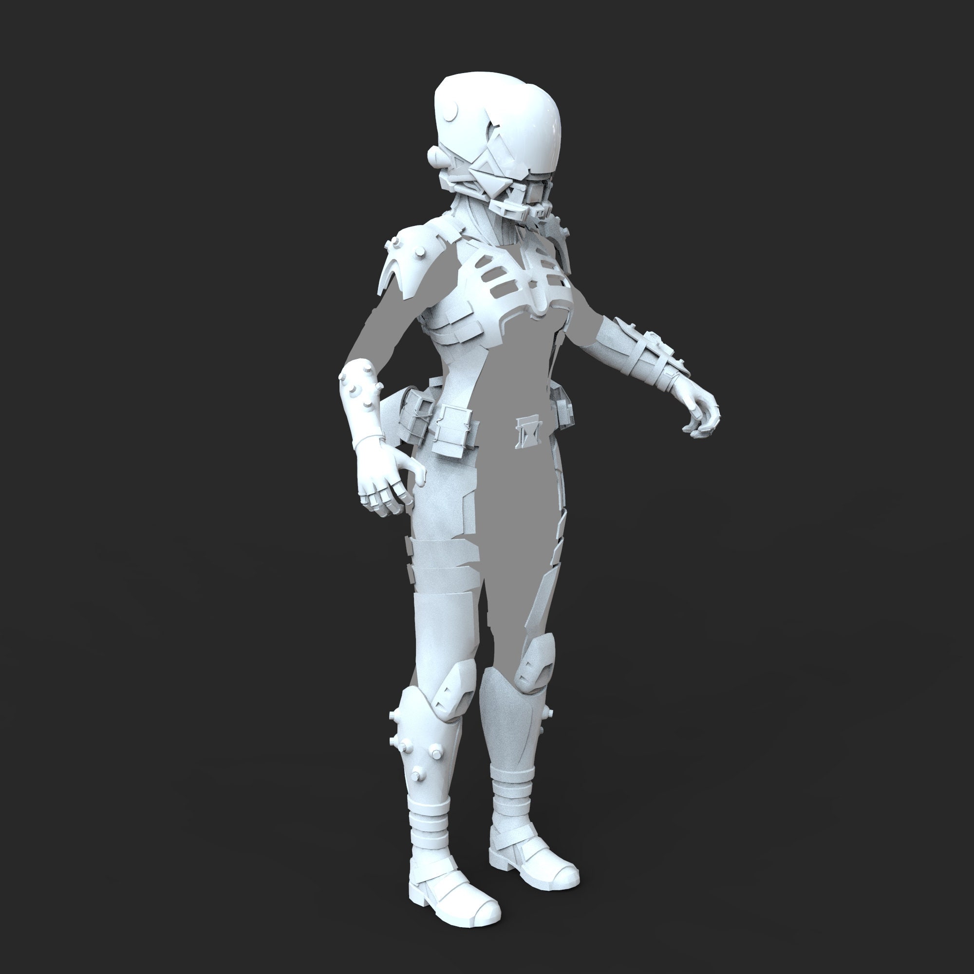 Voidwalker Wraith Custom Full Body Wearable Armor With Helmet 3D Model ...