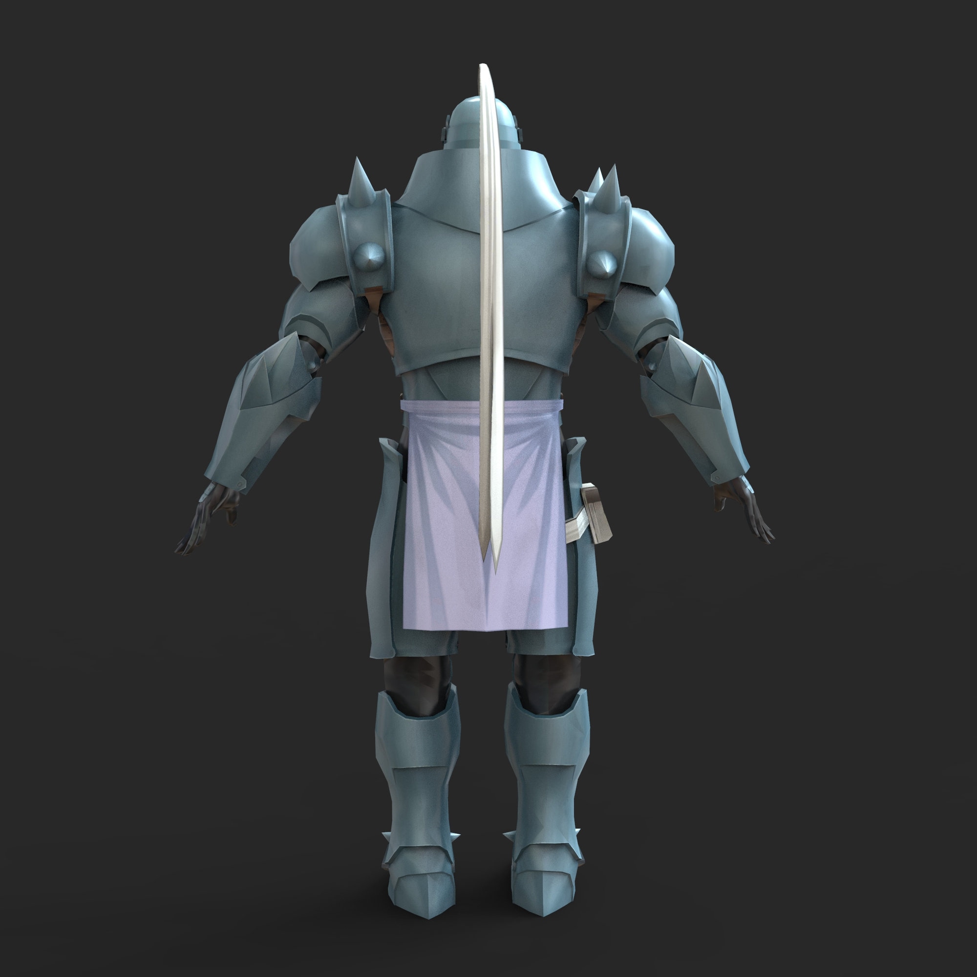 Alphonse Elric Custom Full Body Wearable Armor With Helmet 3D - Etsy