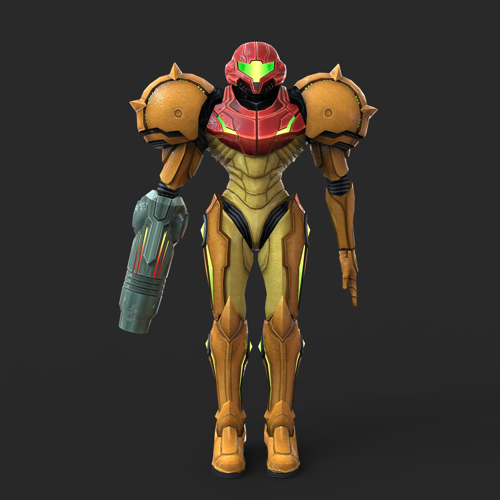 Samus Prime Custom Full Body Wearable Armor With Helmet 3D - Etsy