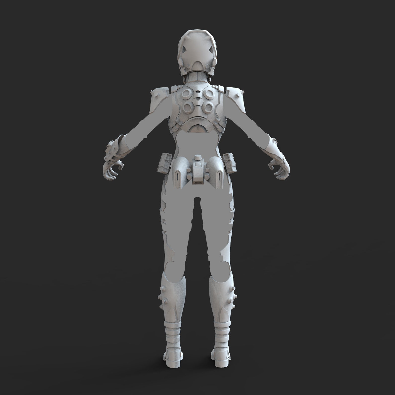 Voidwalker Wraith Custom Full Body Wearable Armor With Helmet 3D Model ...