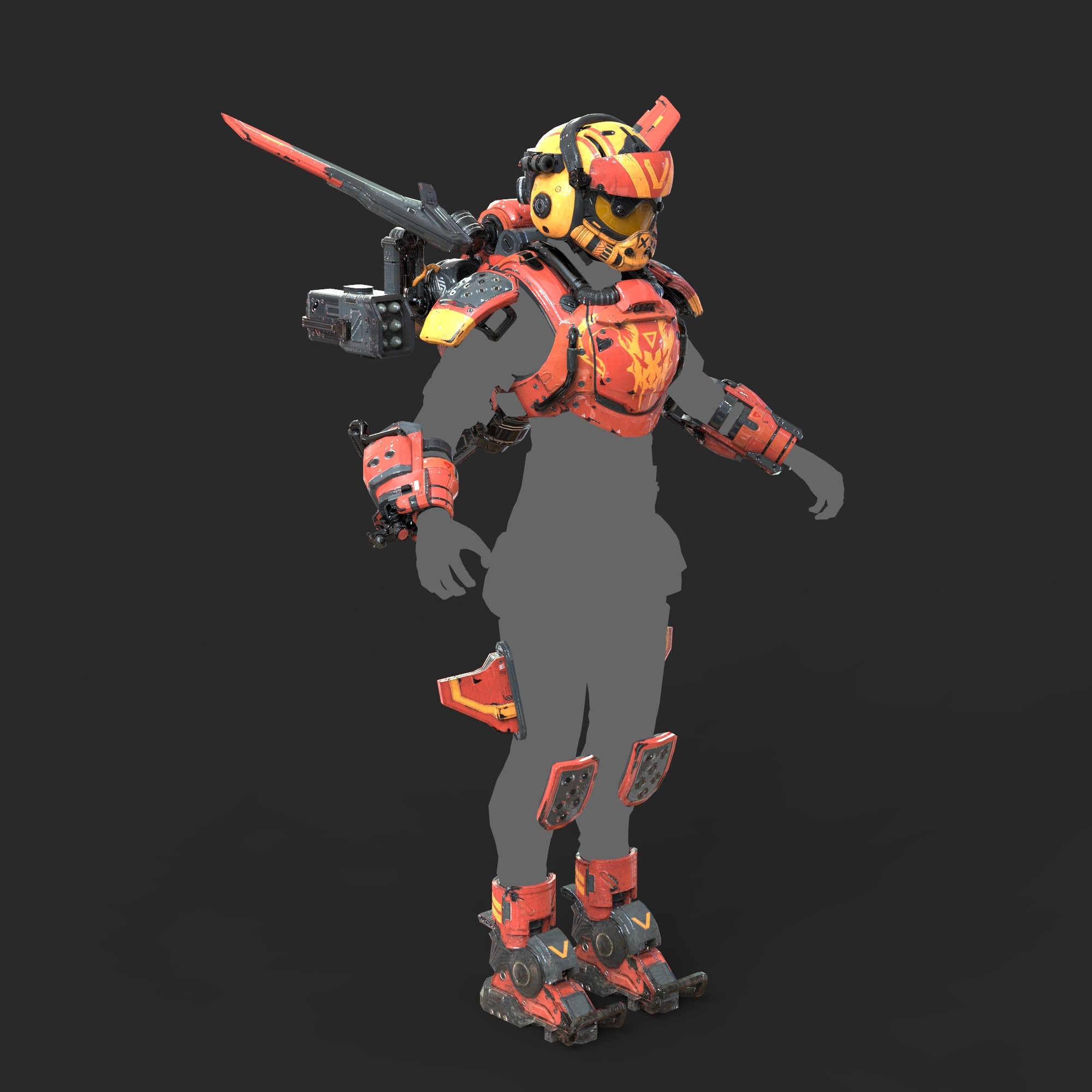 Valkyrie Birthright Custom Full Body Wearable Armor With Helmet 3D ...