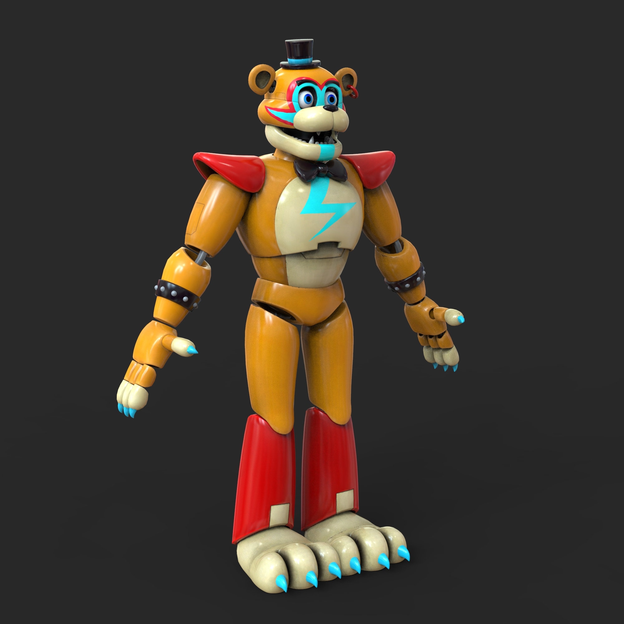 Freddy Security Break Furry Custom Full Body Wearable Parts With Helmet ...