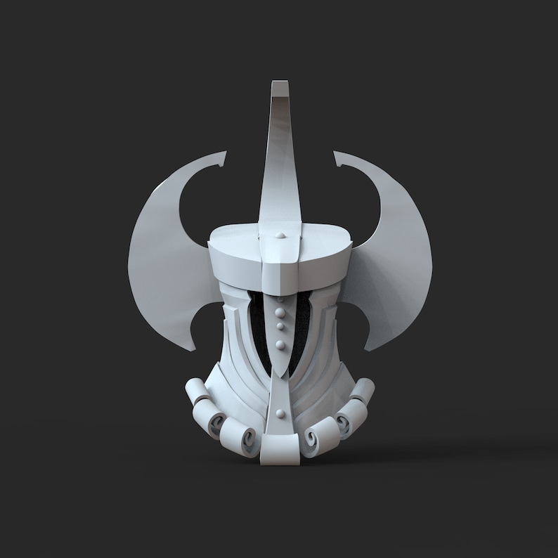 Crucible Axe Knight Custom Full Helmet Wearable 3D Model STL - Etsy