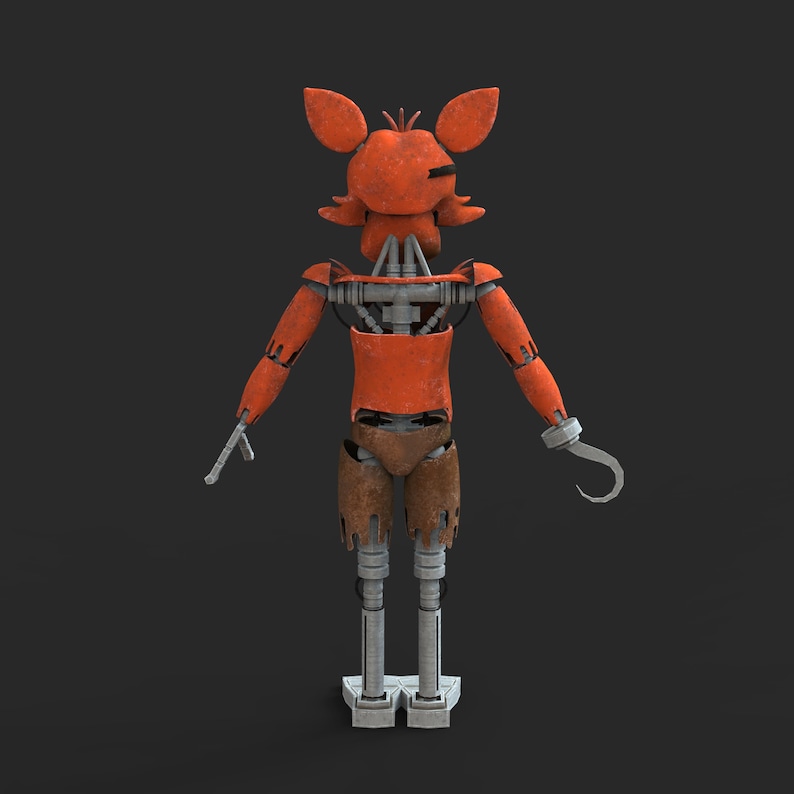 Foxy 1 Furry Custom Full Body Wearable Parts With Helmet 3D - Etsy
