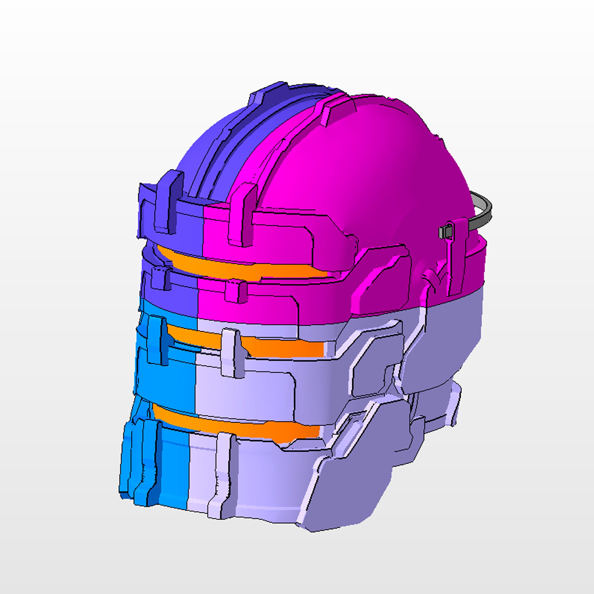 Isaac Clarke Helmet Sketch
