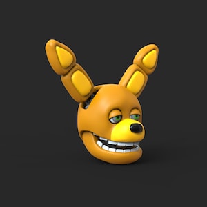 Spring Bonnie Movie Version Furry Custom Full Head 3D Model STL - Etsy