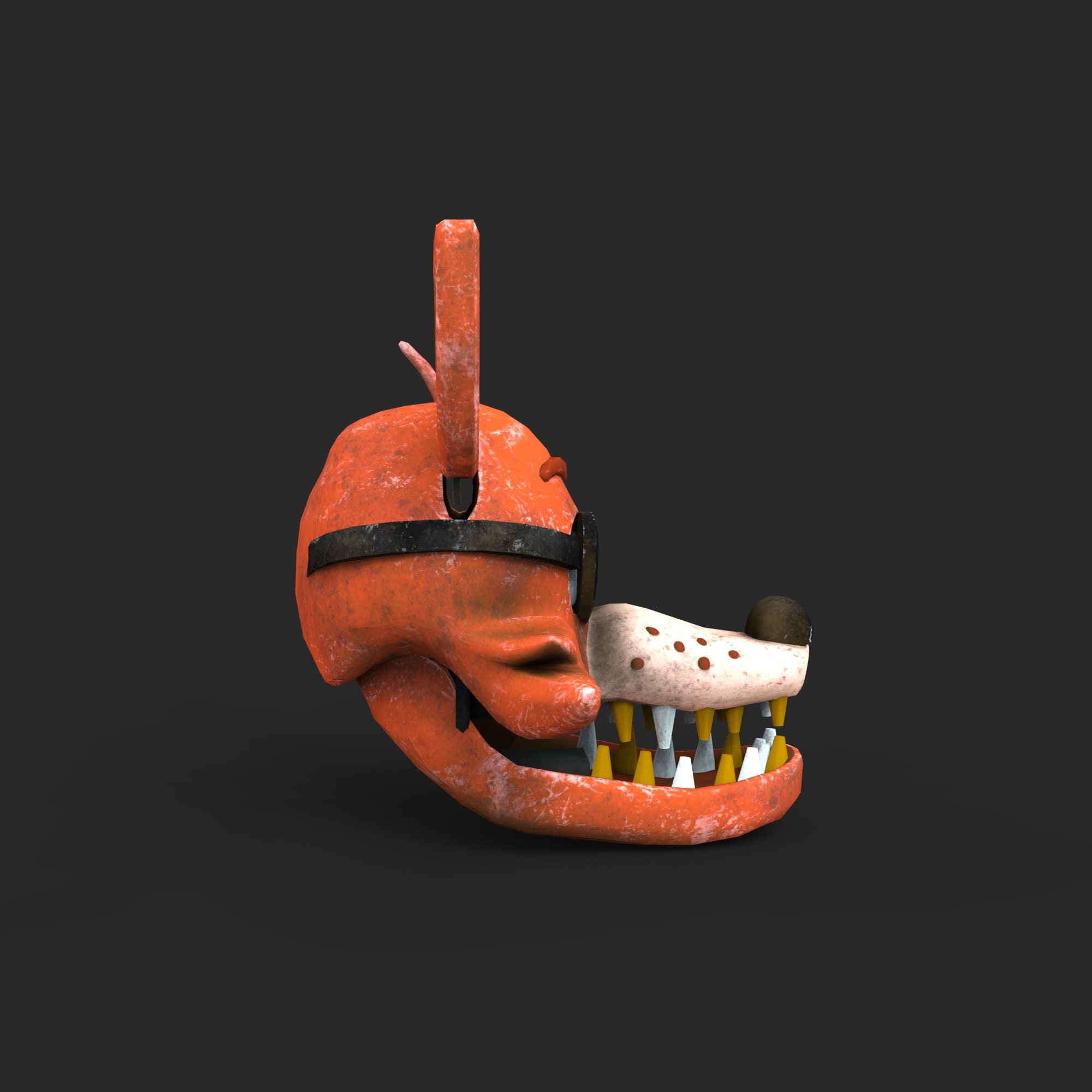 Foxy 1 Furry Custom Mask Wearable 3D Model STL - Etsy