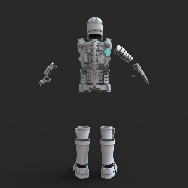 Isaac Clarke Dead Spce Custom Full Wearable Armor With Helmet and Laser ...