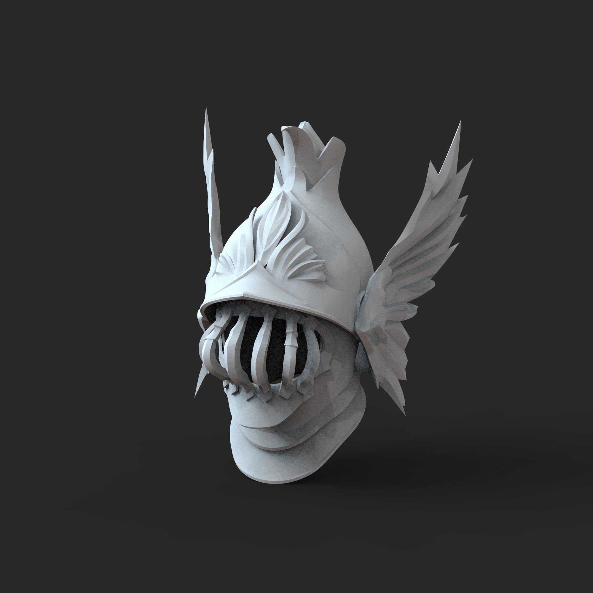 Clearnot Knight Custom Full Helmet Wearable 3D Model STL - Etsy