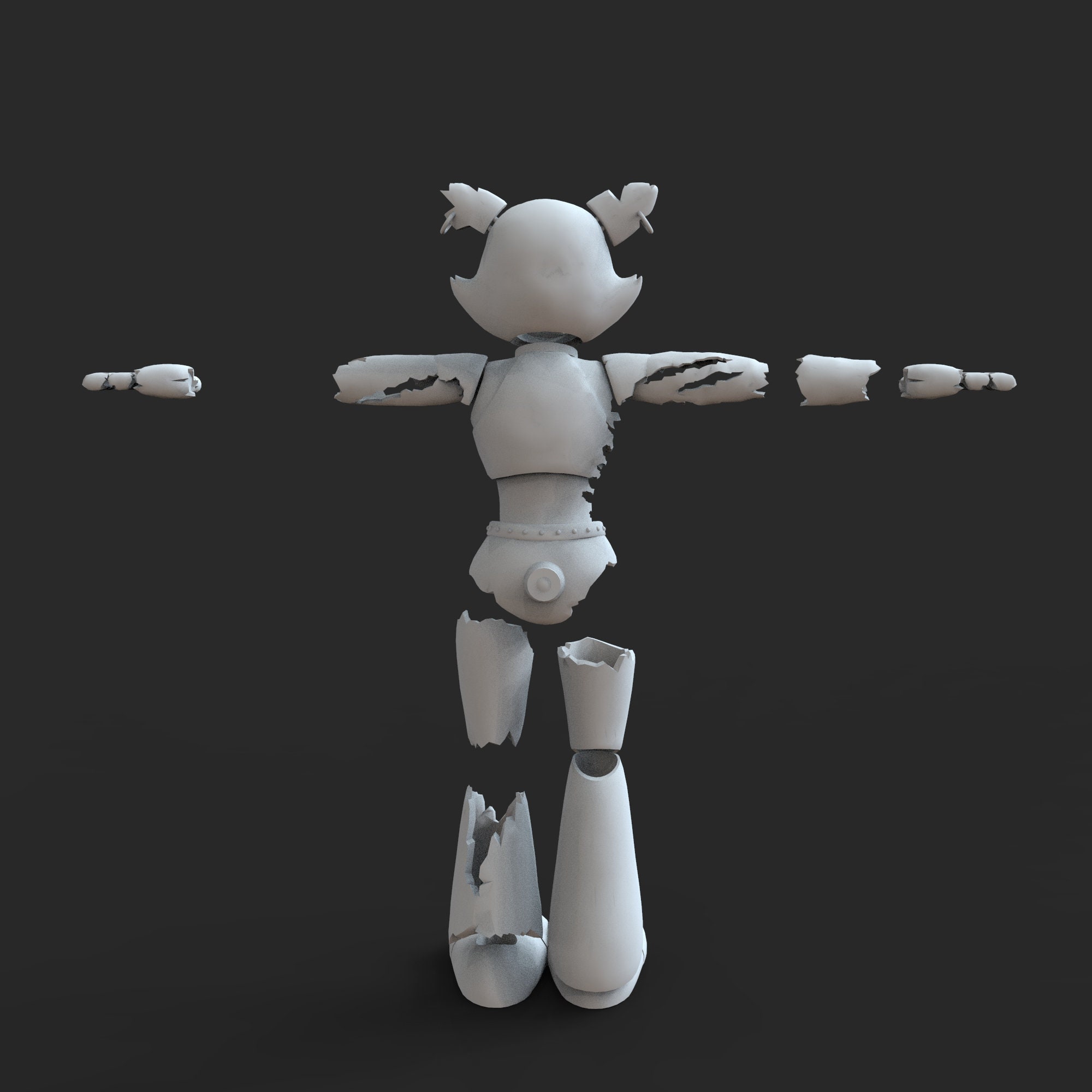 Shattered Roxy Security Break Furry Custom Full Body Wearable - Etsy