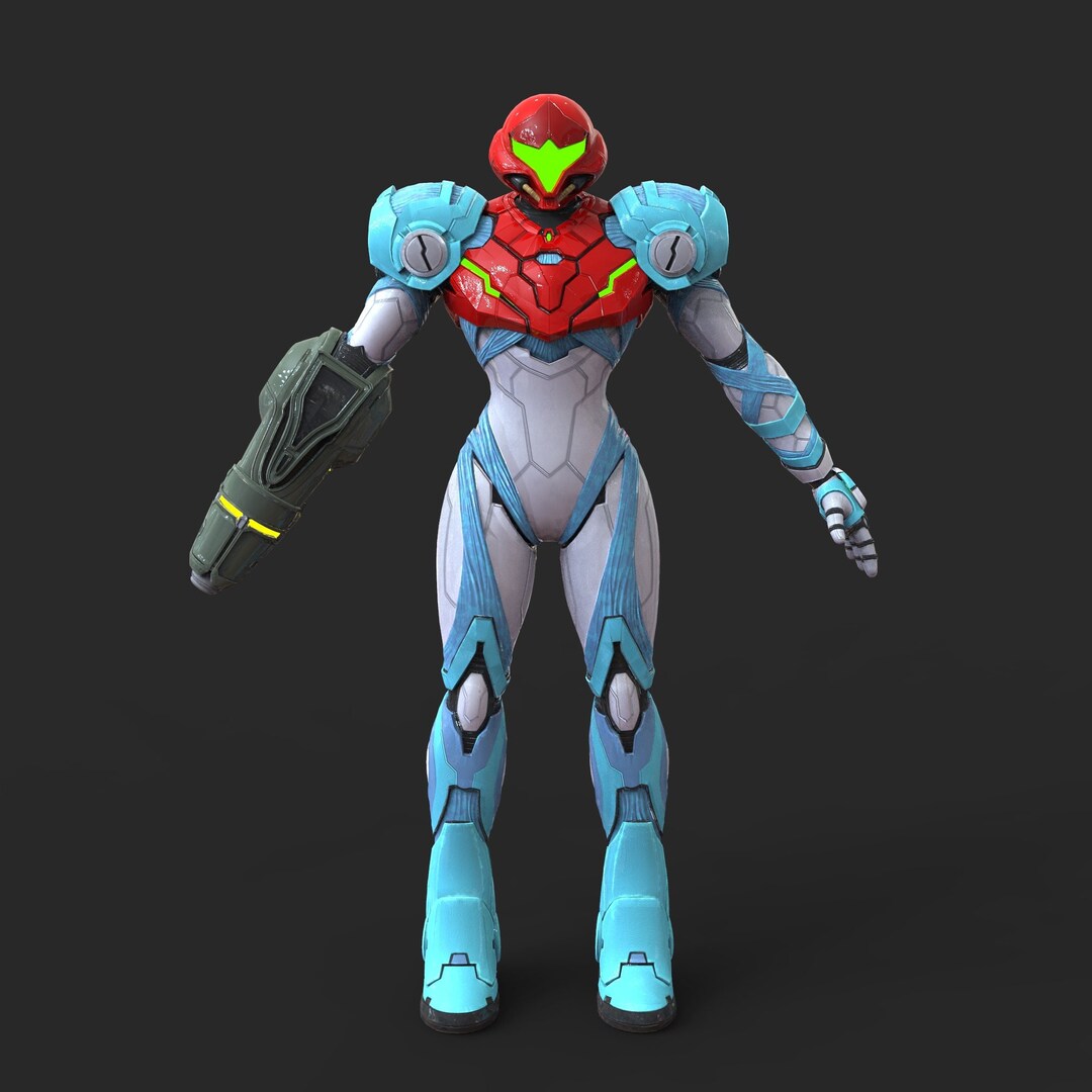 Samus Dread Custom Full Body Wearable Armor With Helmet 3D Model STL - Etsy