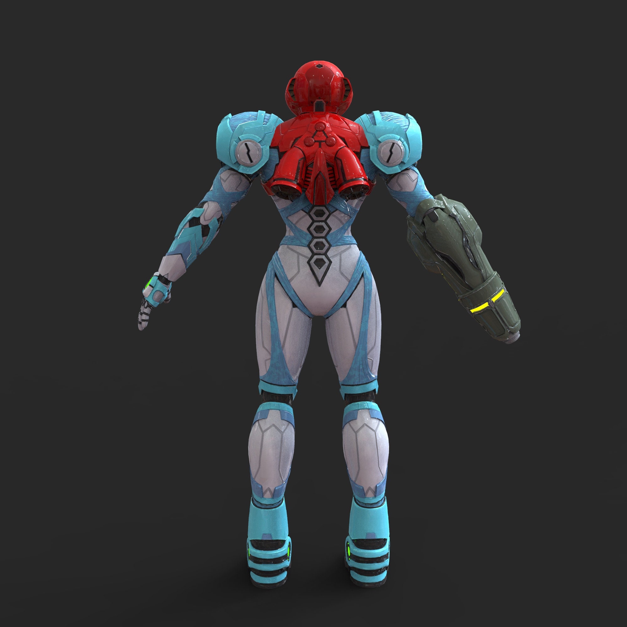 Samus Dread Custom Full Body Wearable Armor With Helmet 3D - Etsy