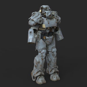 Fallout 4 T-60 Power Armor Custom V2 Full Body Wearable Armor With Helmet 3D Model STL - Etsy