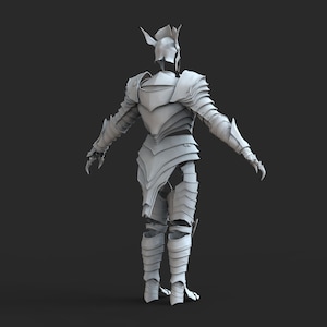 Maliketh Knight Custom Full Armor With Helmet Wearable 3D Model STL - Etsy