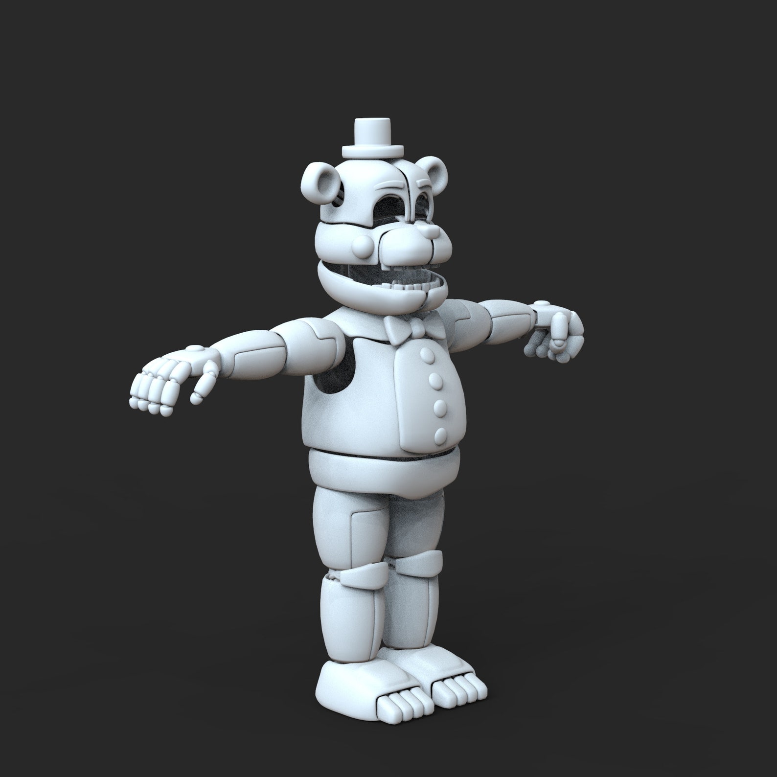 Funtime Freddy SL Furry Custom Full Body Wearable Parts With Helmet 3D ...