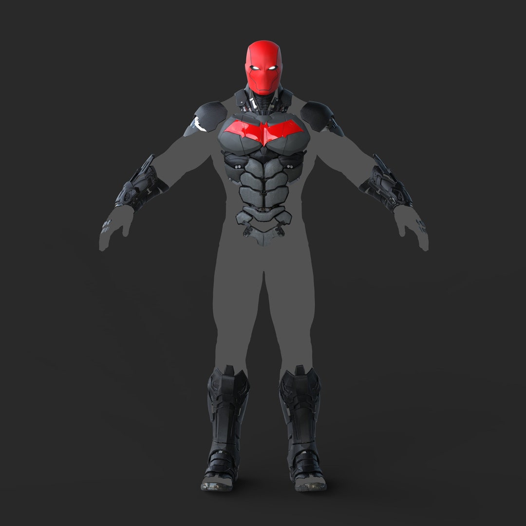 Redhood Rebirth Custom Full Body Wearable Armor With Helmet 3D Model ...