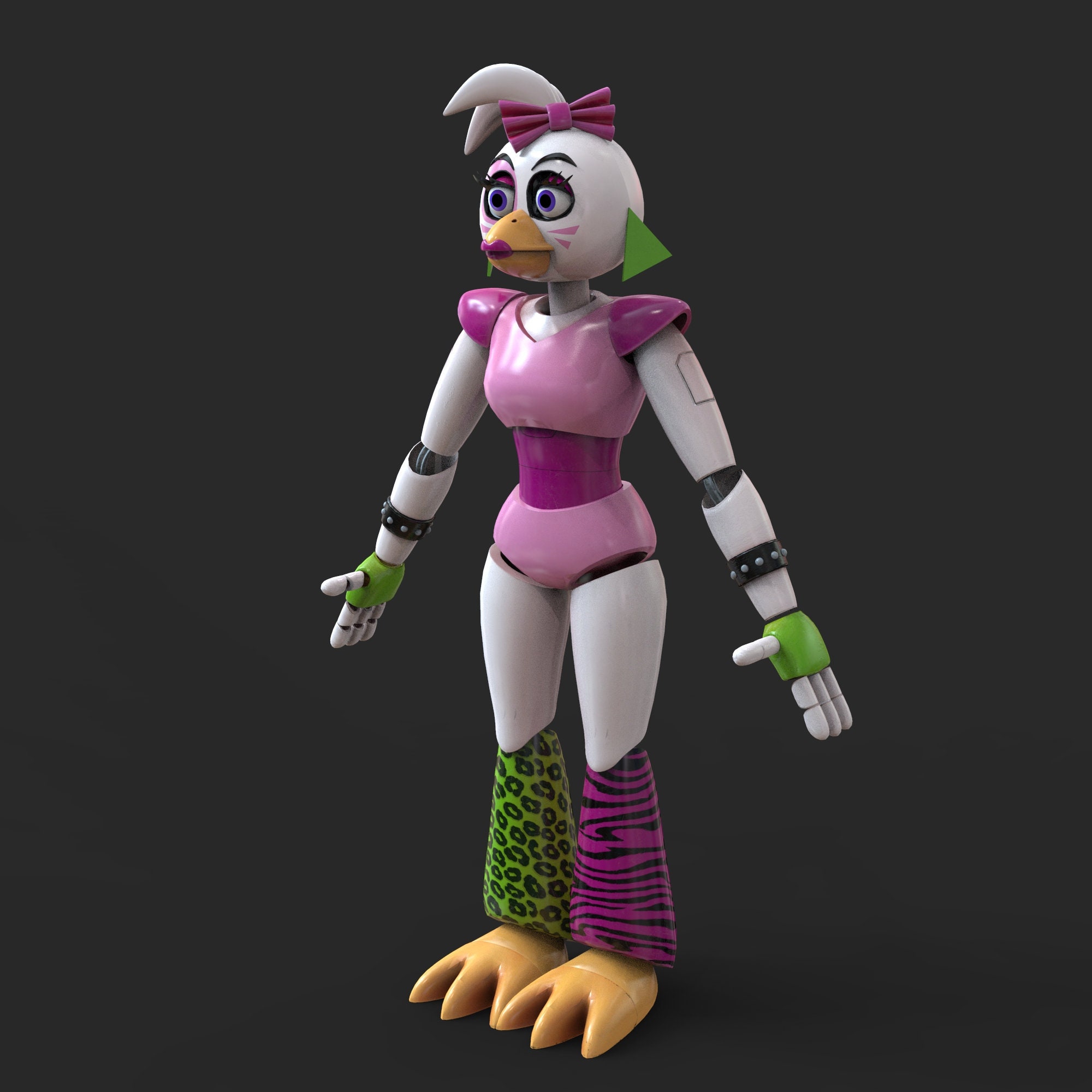 Chica Security Break Furry Custom Full Body Wearable Parts With Helmet ...