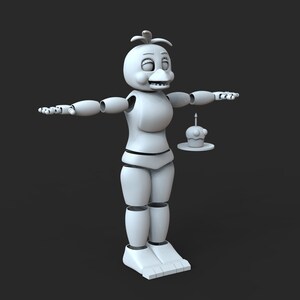 Toy Chica Custom Full Body Wearable Parts With Helmet 3D Model STL - Etsy