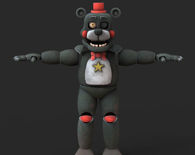Lefty Help Wanted 2 Custom Full Body Wearable Parts With Head 3D Model ...
