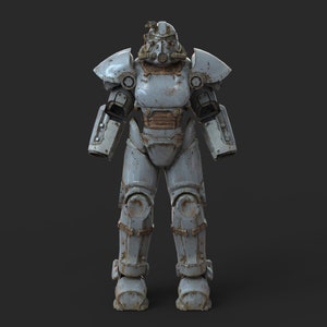 Fallout T-51B Power Armor Custom V2 Full Body Wearable Armor With Helmet 3D Model STL - Etsy