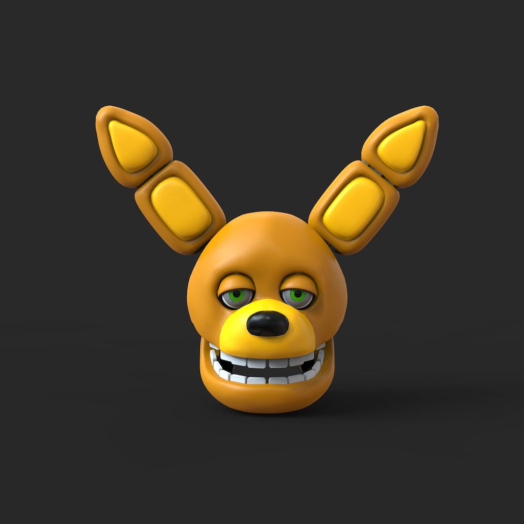 Spring Bonnie Movie Version Furry Custom Full Head 3D Model STL - Etsy