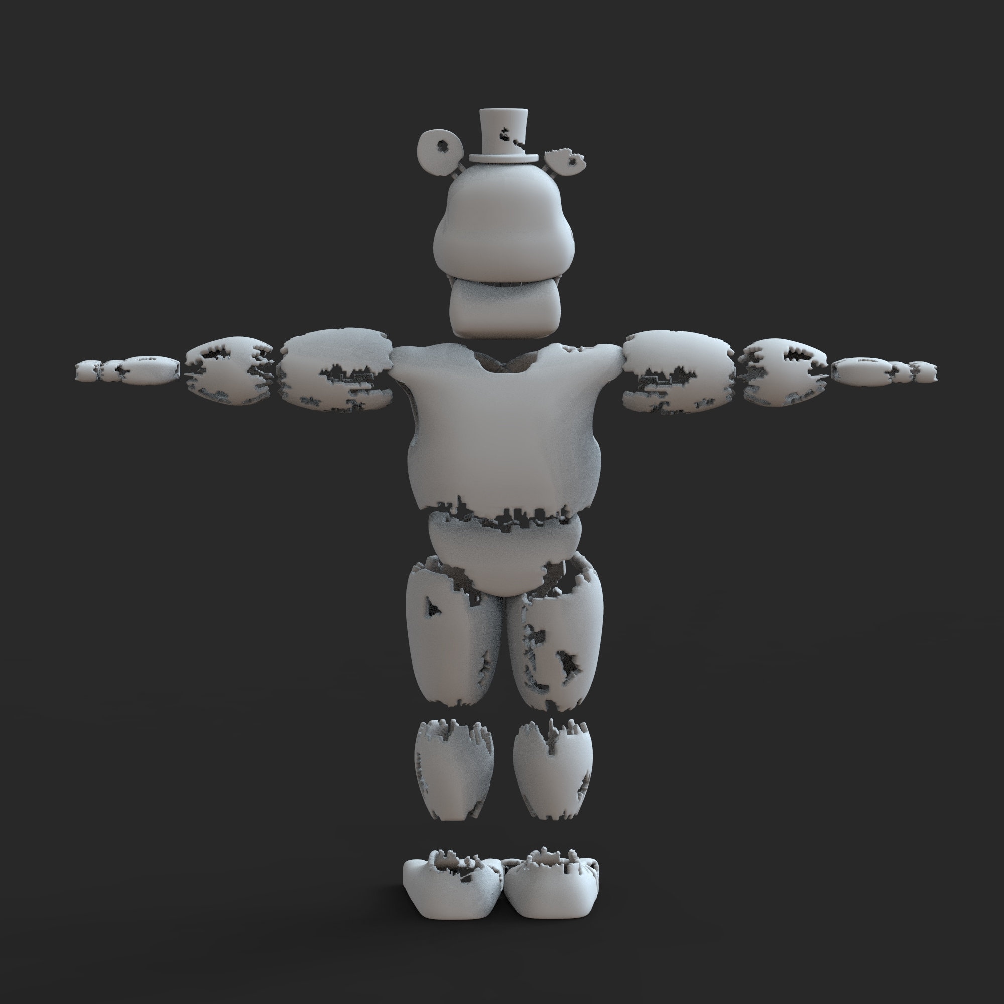 Nightmare Freddy Fazber Furry Custom Full Body Wearable Parts - Etsy